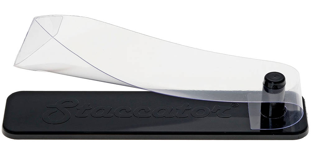 Staccator, articulation and staccato practice device